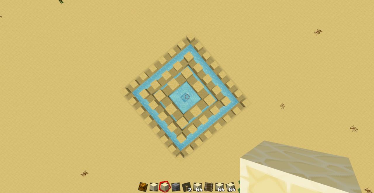 desert fountain Minecraft Map