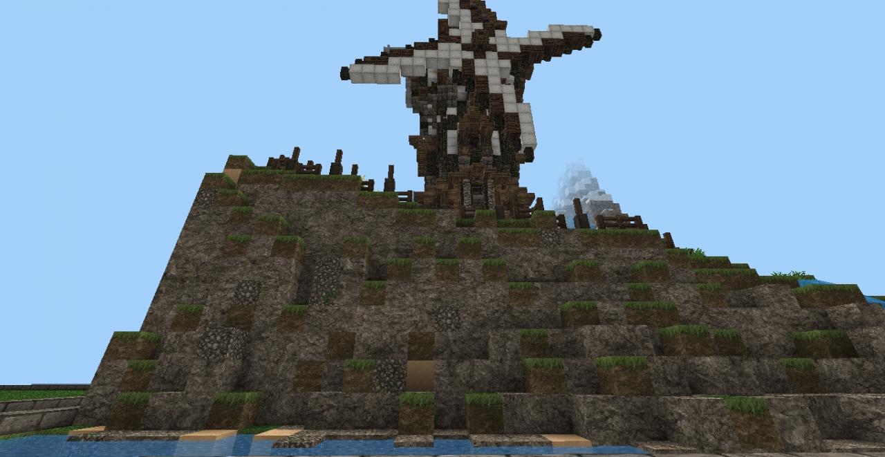 Elven/Steampunk Windmill (New Version Update!) Minecraft Map