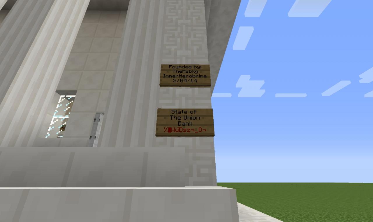 Minecraft Federal Bank Minecraft Map