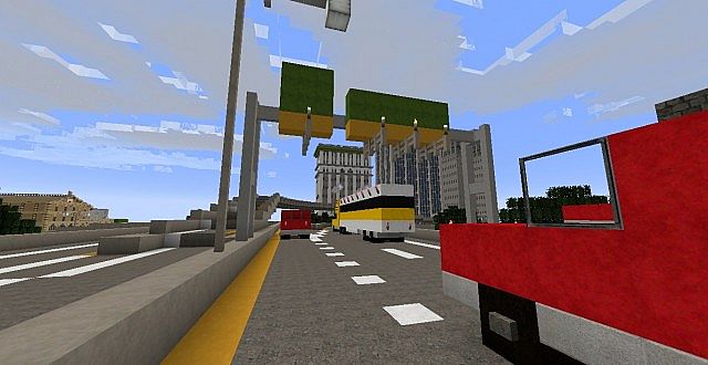 Lapiz Freeway Downtown Area Minecraft Map