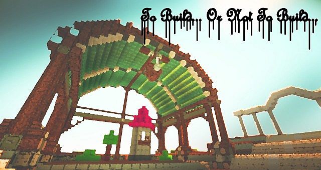 To build or not to build... a stage Minecraft Map