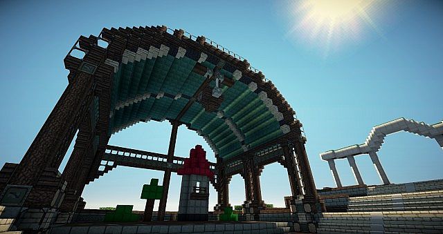 To build or not to build... a stage Minecraft Map