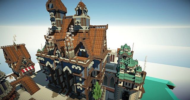 A home on the ledge Minecraft Map
