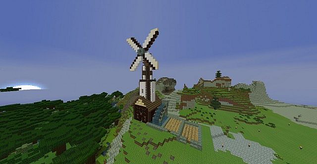 My Windmill Schematic Minecraft Map