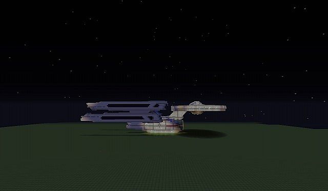 USS Onward- Constitution Class Refit Warship { Star Trek } Minecraft Map
