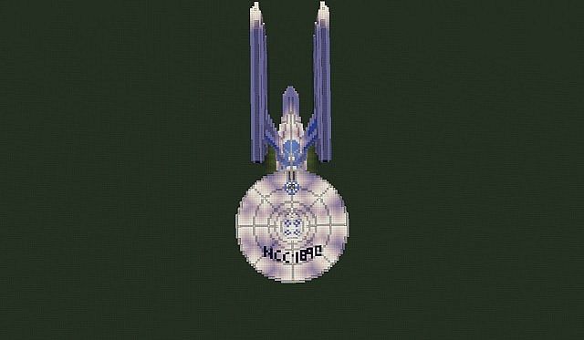 USS Onward- Constitution Class Refit Warship { Star Trek } Minecraft Map