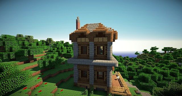Free Download SURVIVAL! - saved large biome with a cozy prebuilt house ...