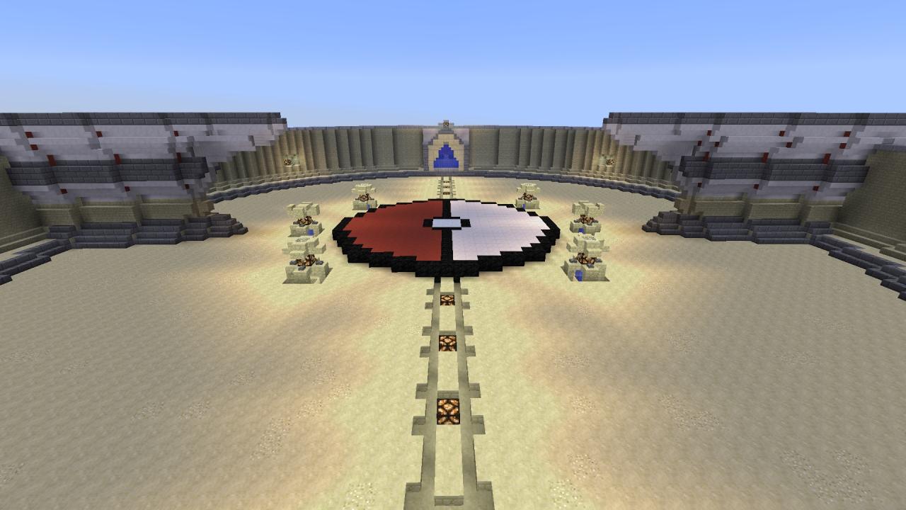 [WIP] Pokemon Stadium Minecraft Map