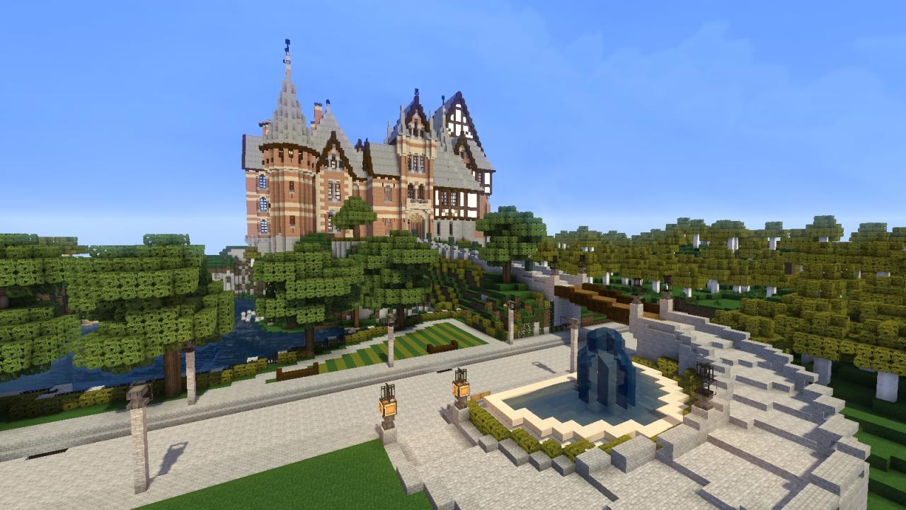 Germanic Castle - Château Strasbourg - World of Keralis Minecraft Map