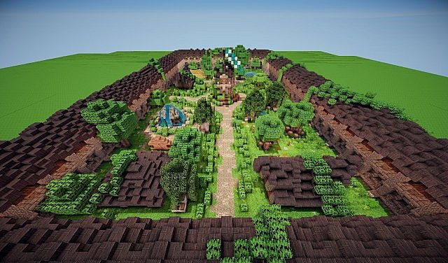 Small spawn Minecraft Map