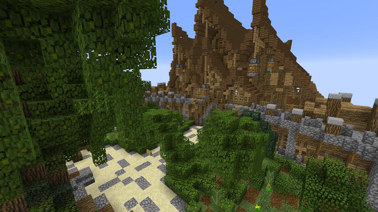 Server Spawn: Nordic/Nature Parkour Spawn Minecraft Map
