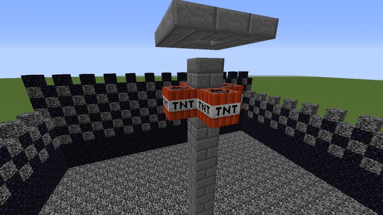 Tnt Defense Tower Minecraft Map