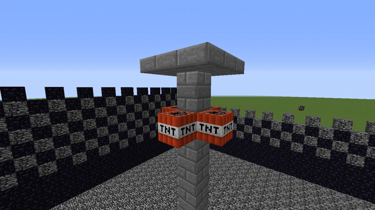 Tnt Defense Tower Minecraft Map