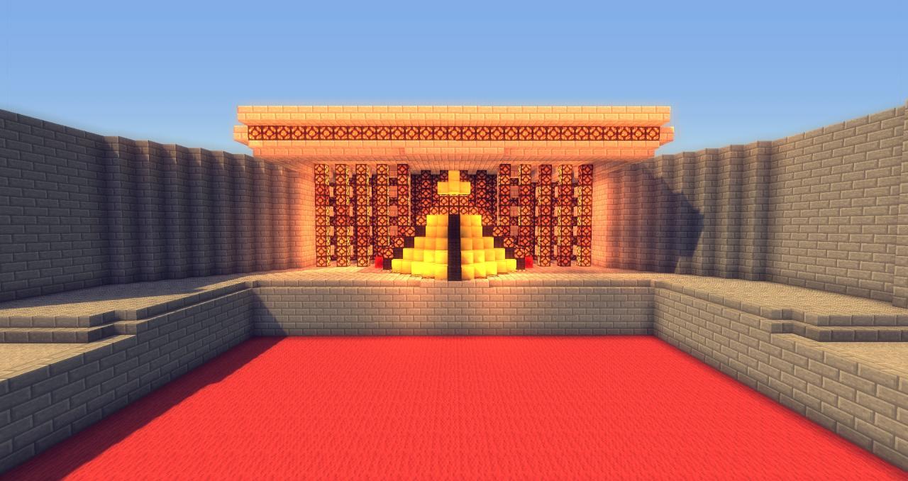 Daft Punk concert stage Minecraft Map