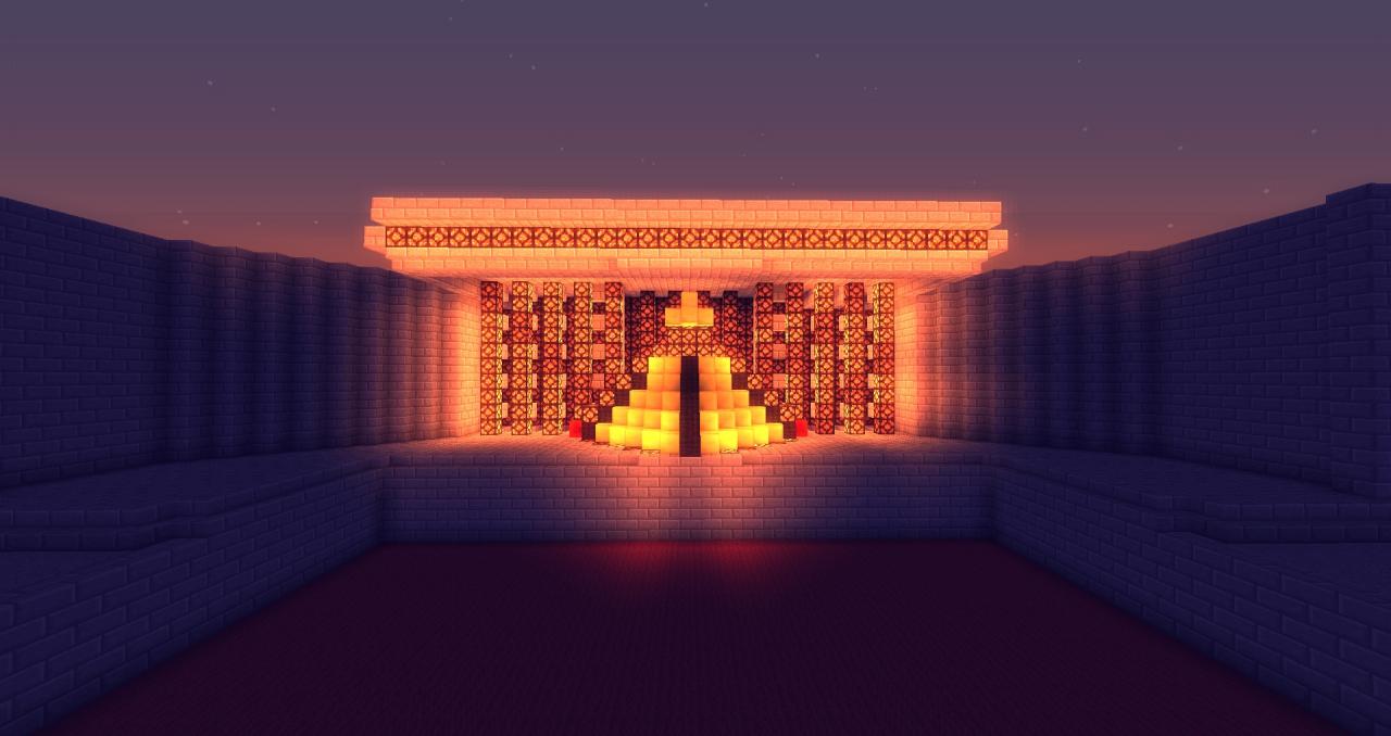 Daft Punk concert stage Minecraft Map