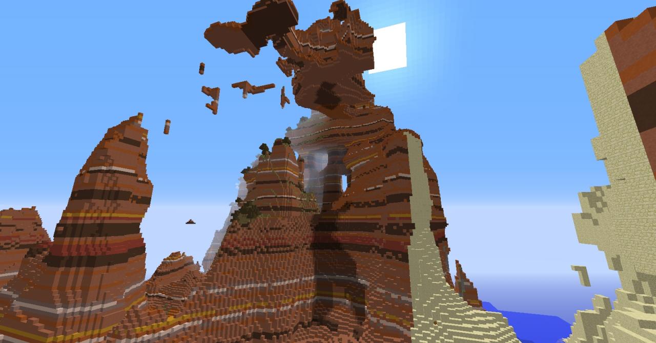 1.7.4 Awesome Amplified seed Minecraft Map