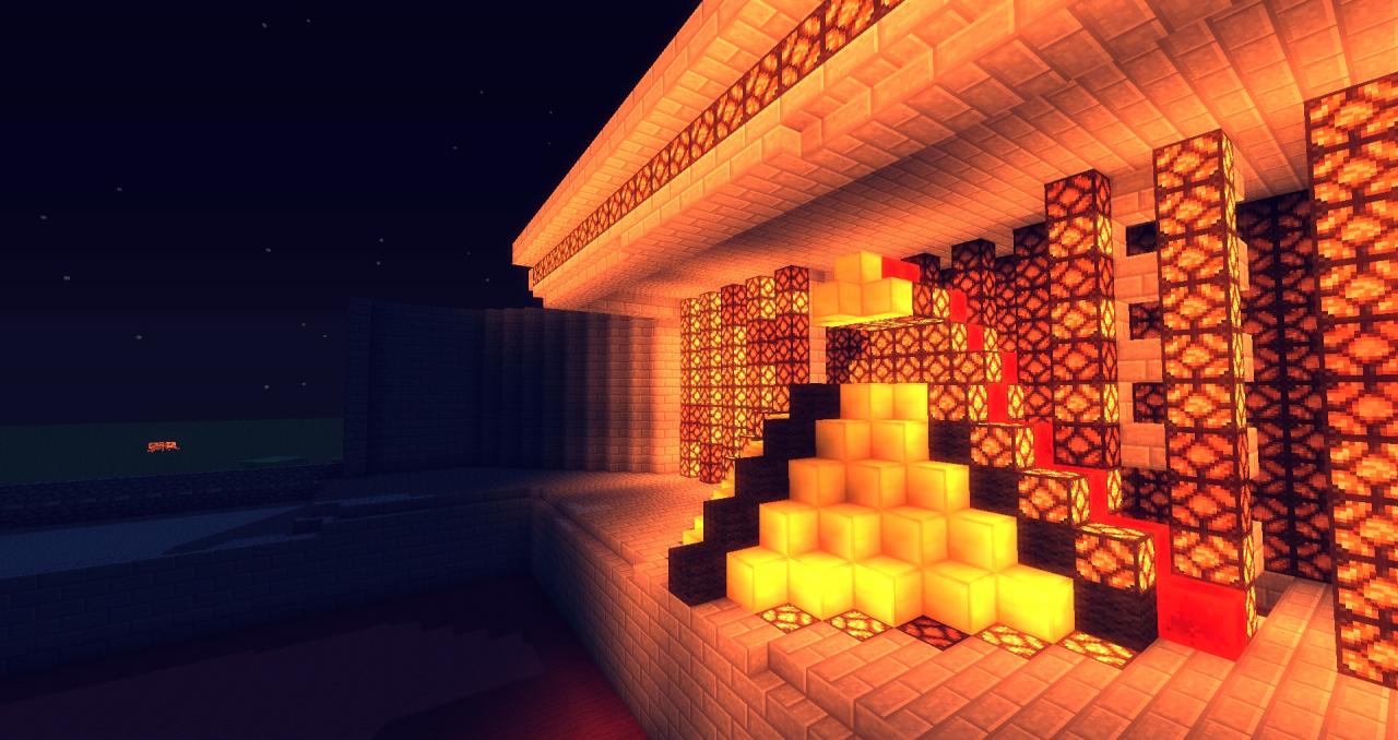 Daft Punk concert stage Minecraft Map