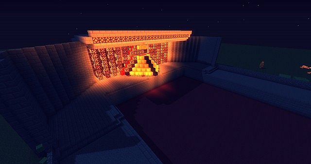 Daft Punk concert stage Minecraft Map