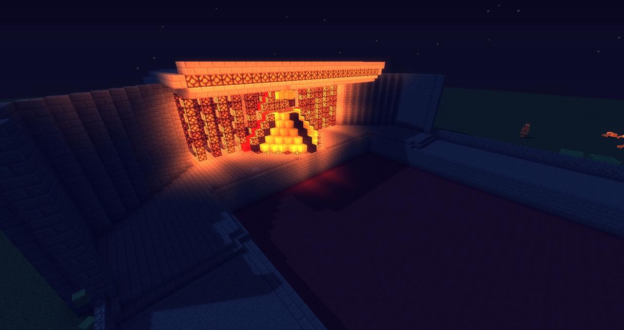 Daft Punk concert stage Minecraft Map