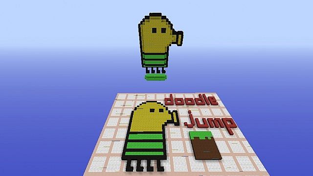 Doodle Jump Minecraft 1.8 Minecraft Map
