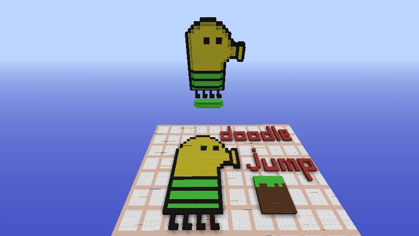 Doodle Jump Minecraft 1.8 Minecraft Map