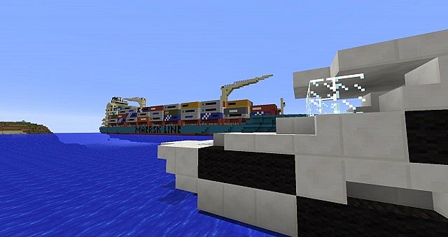 Maersk Alabama - Container Ship + Schematic Minecraft Map