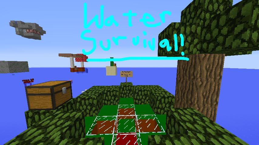 Water Survival Island Minecraft Map