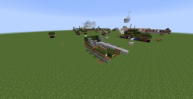Military vehicles Minecraft Map