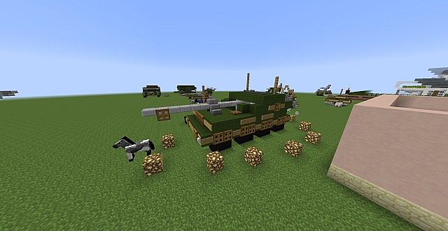 Military vehicles Minecraft Map