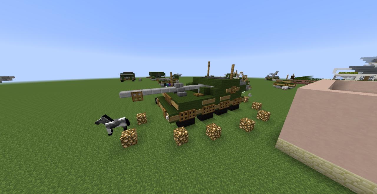 Military vehicles Minecraft Map