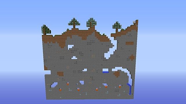 2D Survival! Minecraft Map