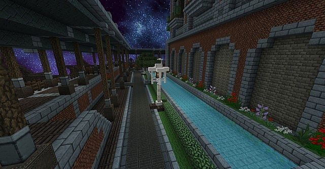 Symmetry based Steampunk Mechanic Palace Building Minecraft Map