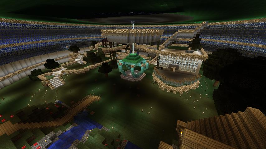 my first big spawn Minecraft Map