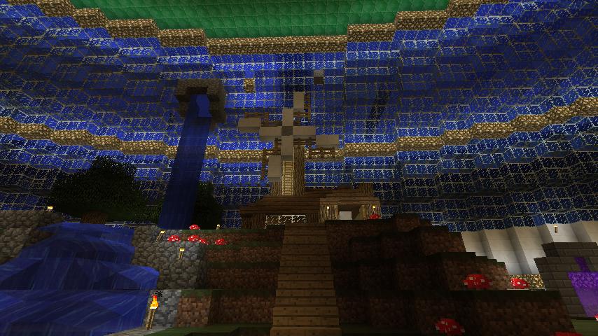 my first big spawn Minecraft Map