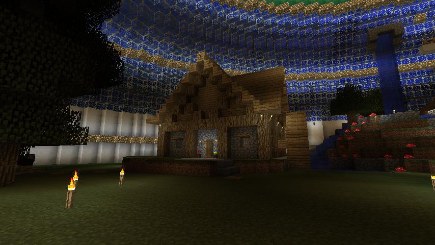 my first big spawn Minecraft Map