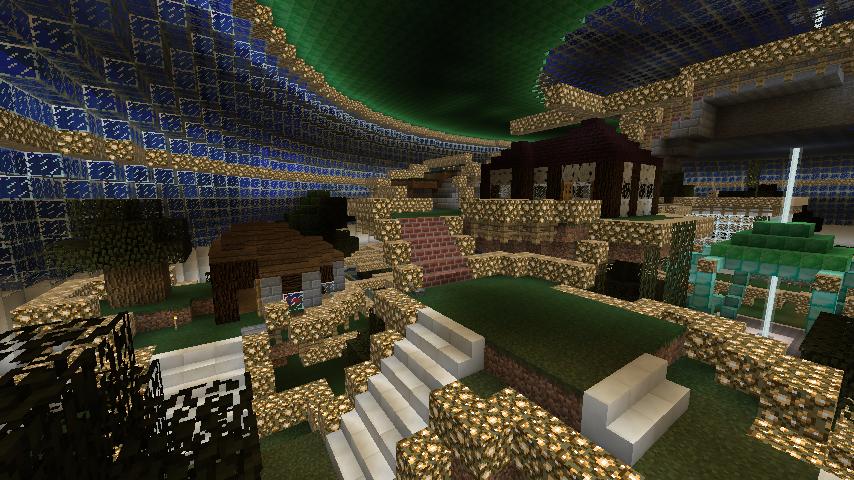 my first big spawn Minecraft Map