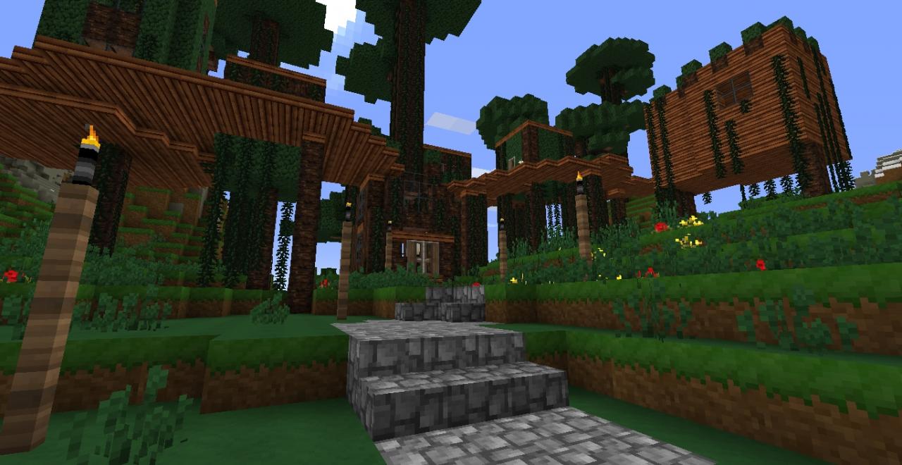 Tree Top Terrace Minecraft Map