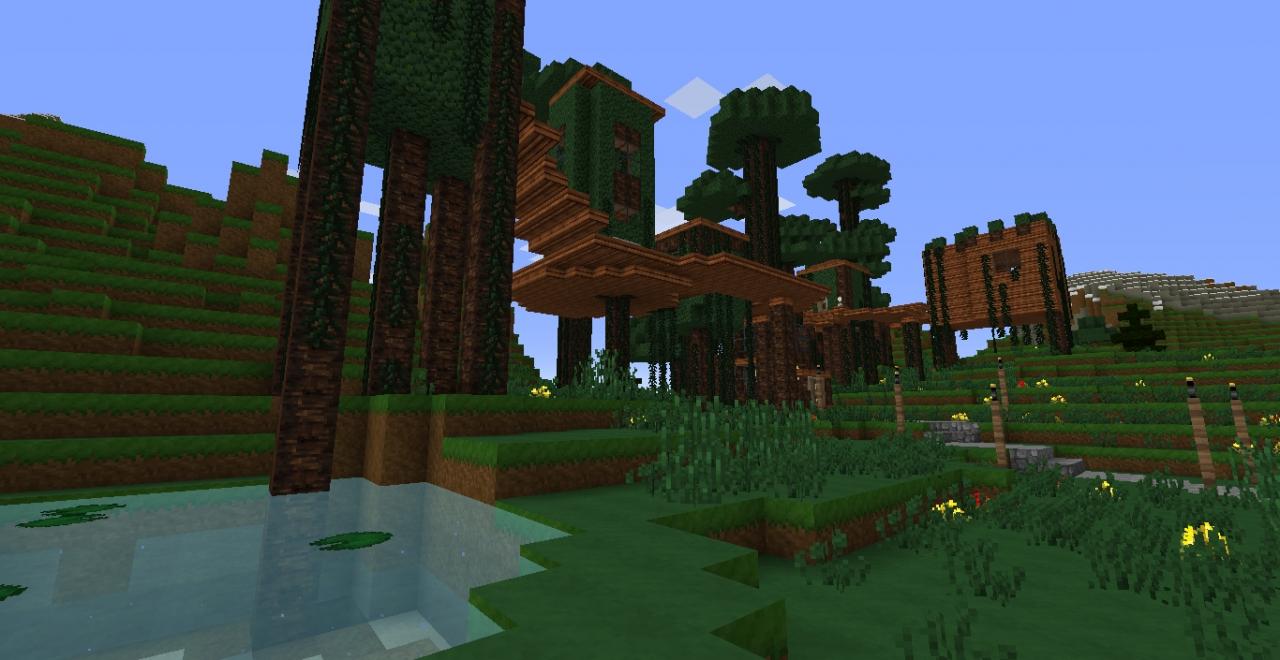 Tree Top Terrace Minecraft Map