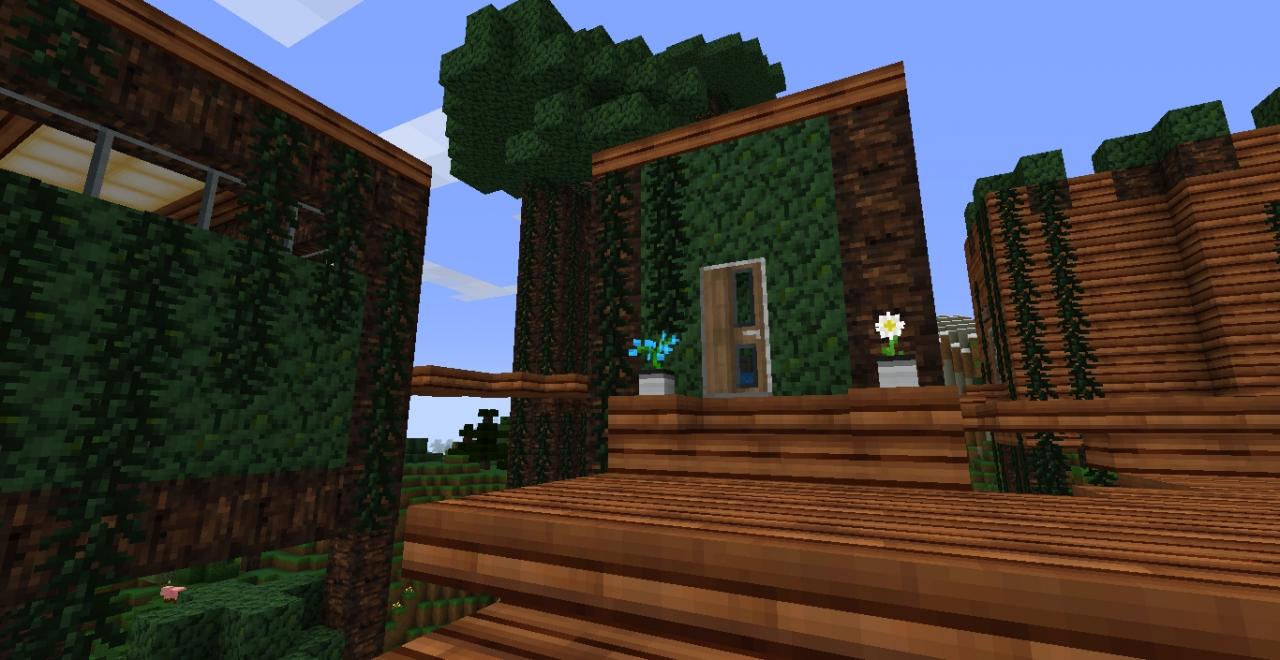 Tree Top Terrace Minecraft Map