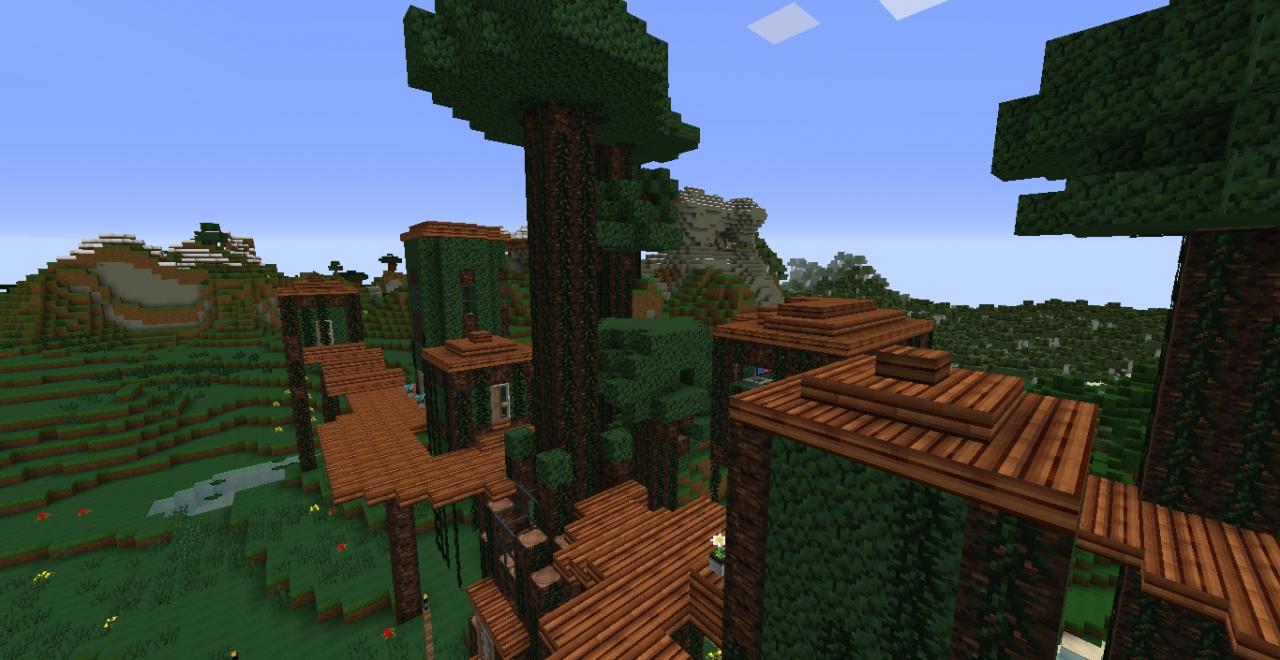 Tree Top Terrace Minecraft Map