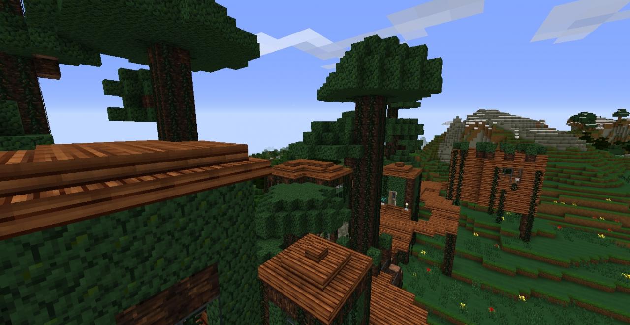 Tree Top Terrace Minecraft Map
