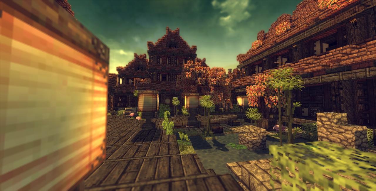 Asian Garden Minecraft Map