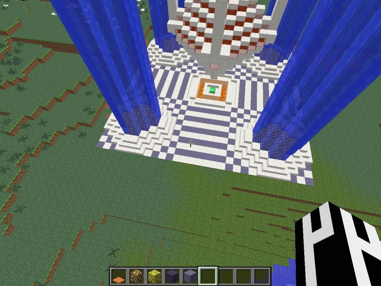 Simple town spawn building Minecraft Map