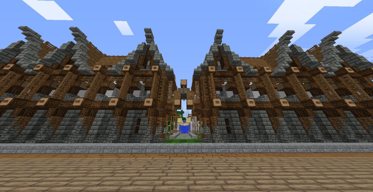 Cool médiéval envirronement Minecraft Map