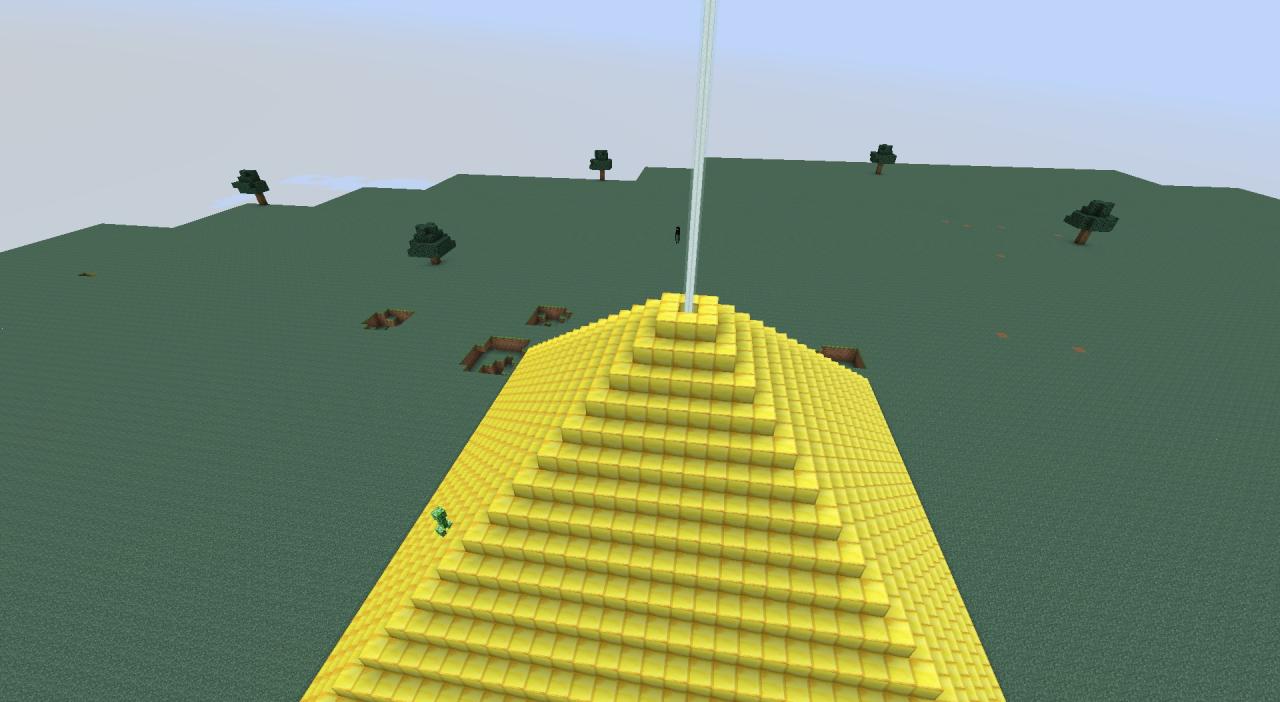 Golden Beacon Pyramid Minecraft Map