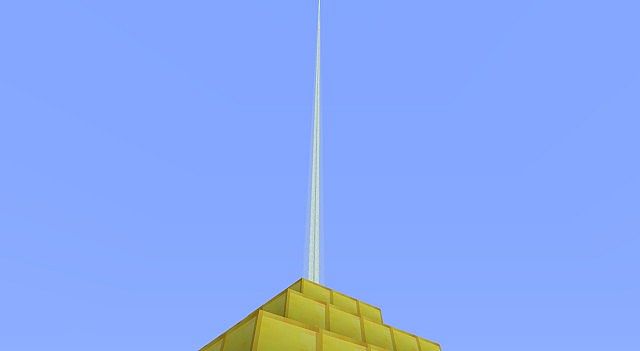 Golden Beacon Pyramid Minecraft Map