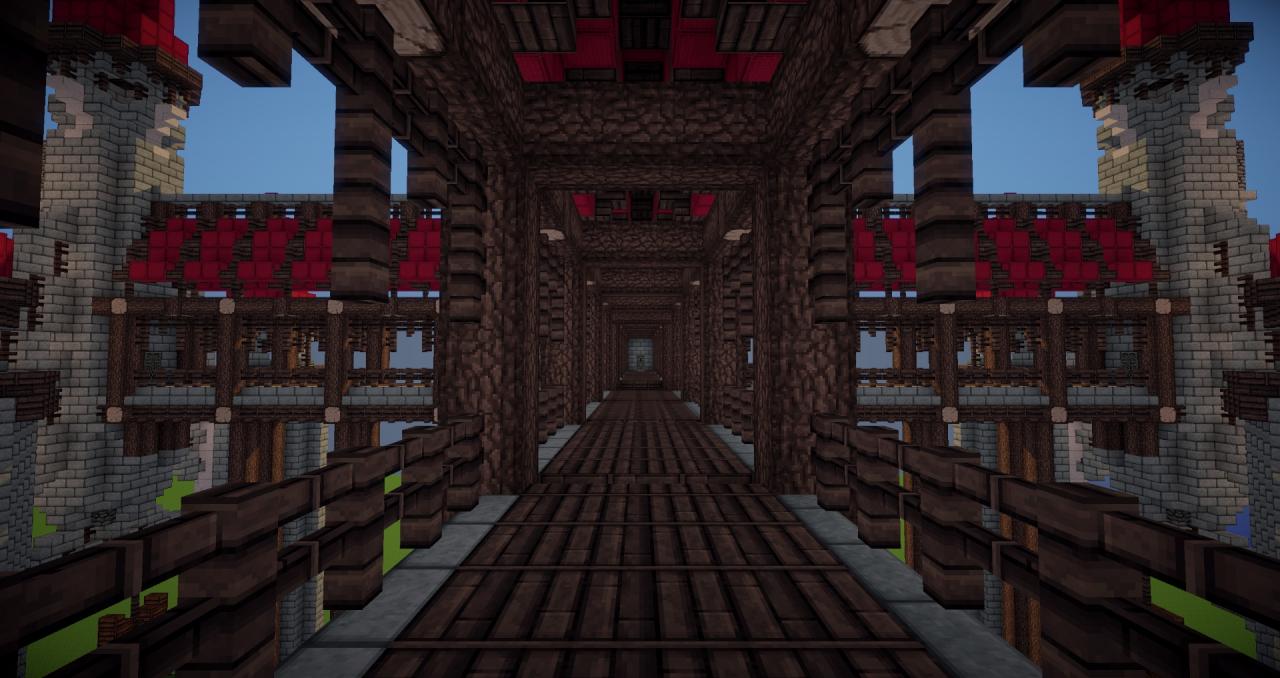 Free Spawnbuilding Download - The Compass Minecraft Map