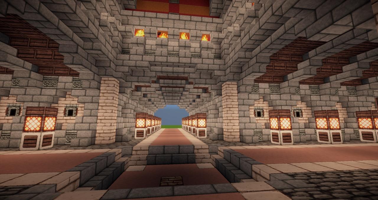 Free Spawnbuilding Download - The Compass Minecraft Map