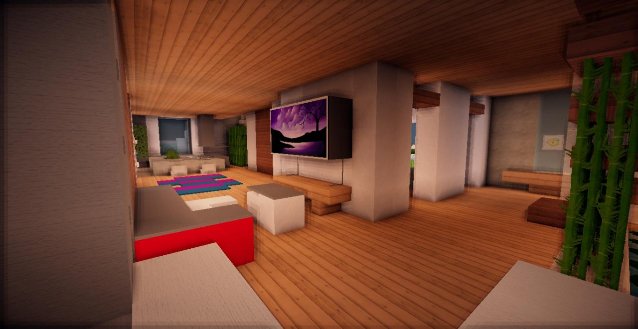 Minecraft Modern House "Grey" Minecraft Map