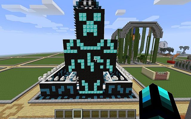 Futuristic Tron Build Minecraft Map